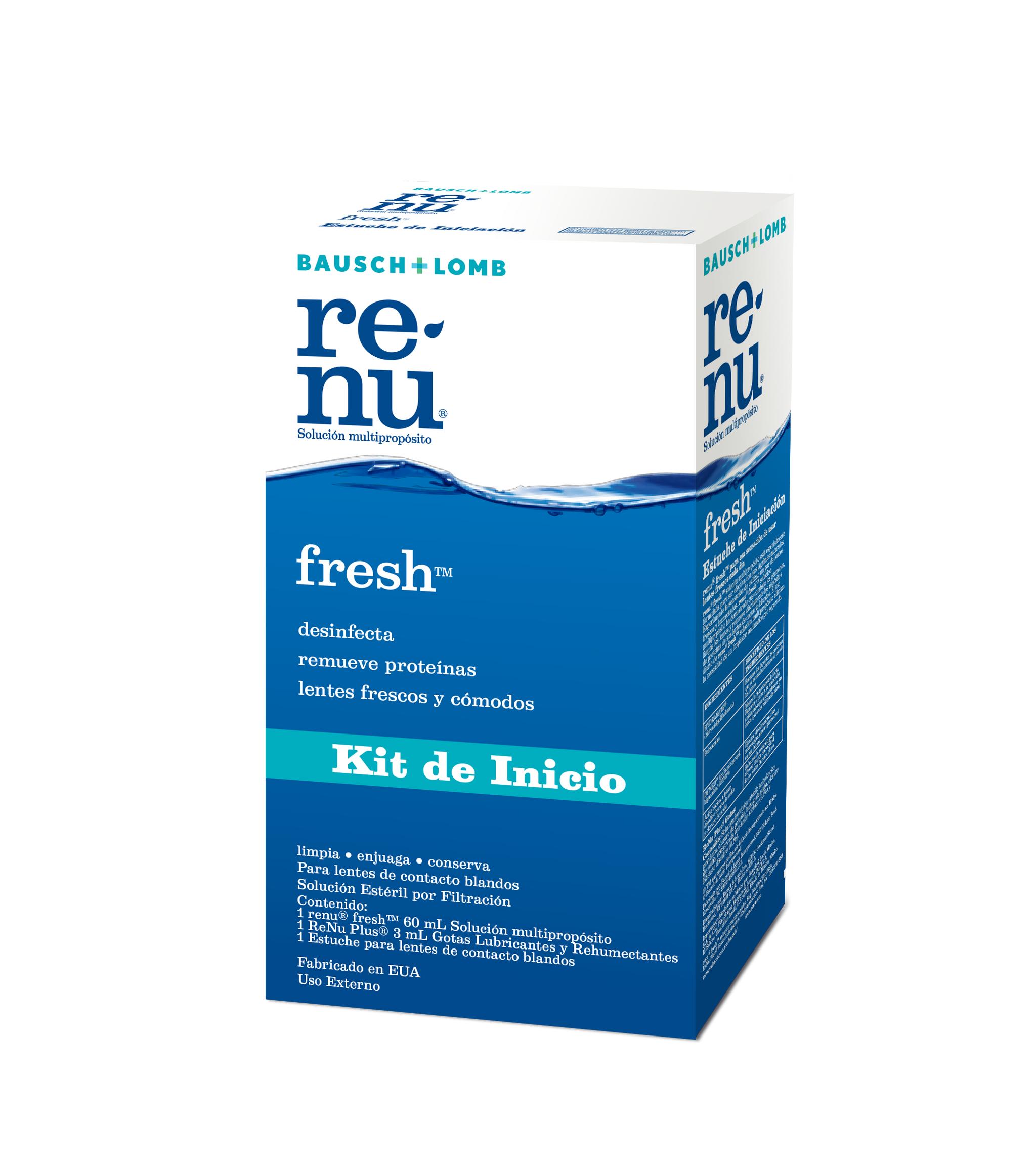 ReNu Plus Kit de Inicio - Gotas para los Ojos - Optica Lentematic.com